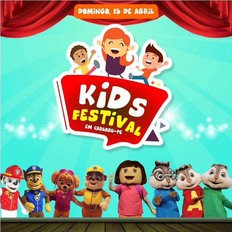 Kids Festival reúne espetáculo com personagens infantis – Portal Thiago ...